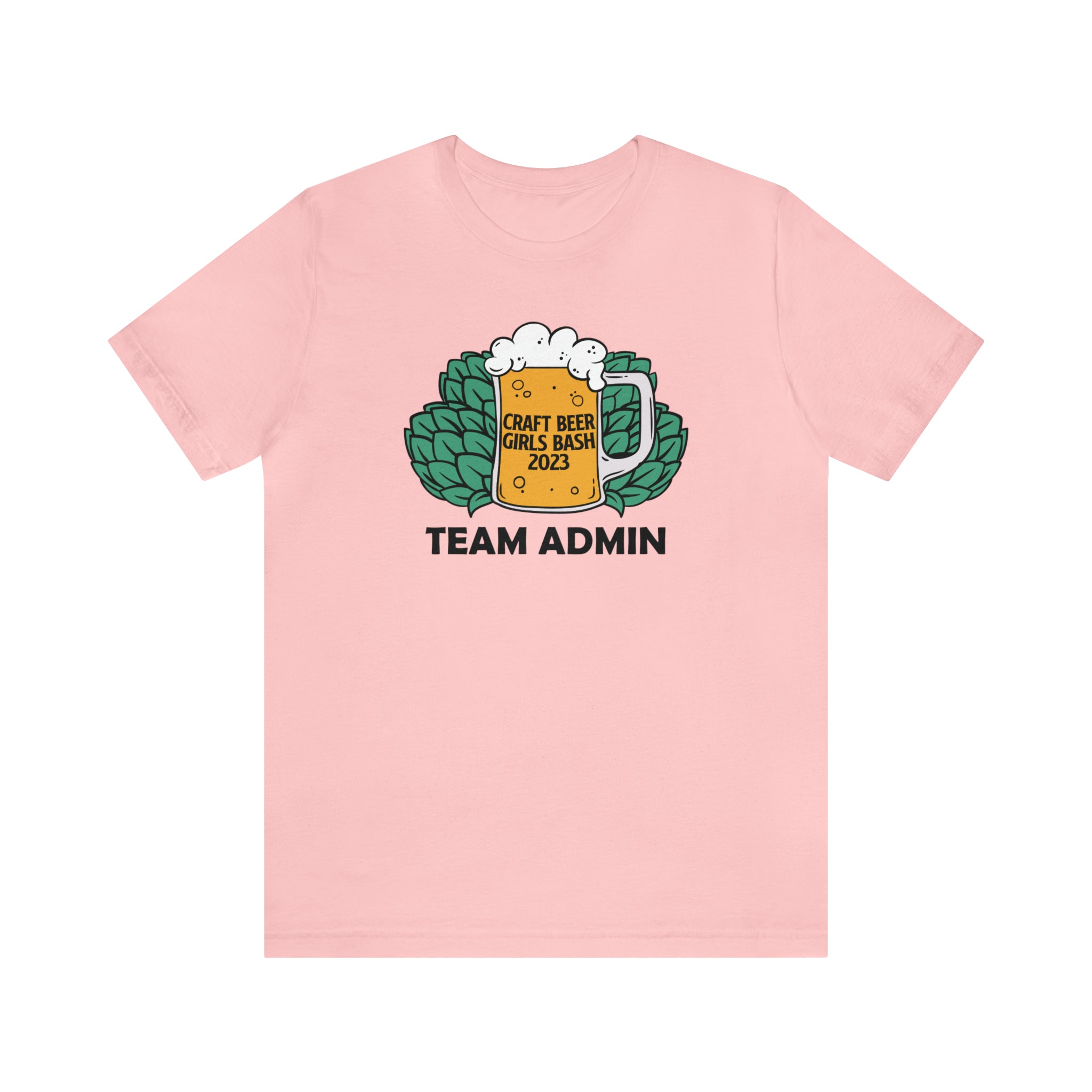 CBG Bash - Team Admin T-Shirt with QR Code in Black Ink – Craft Beer Girls