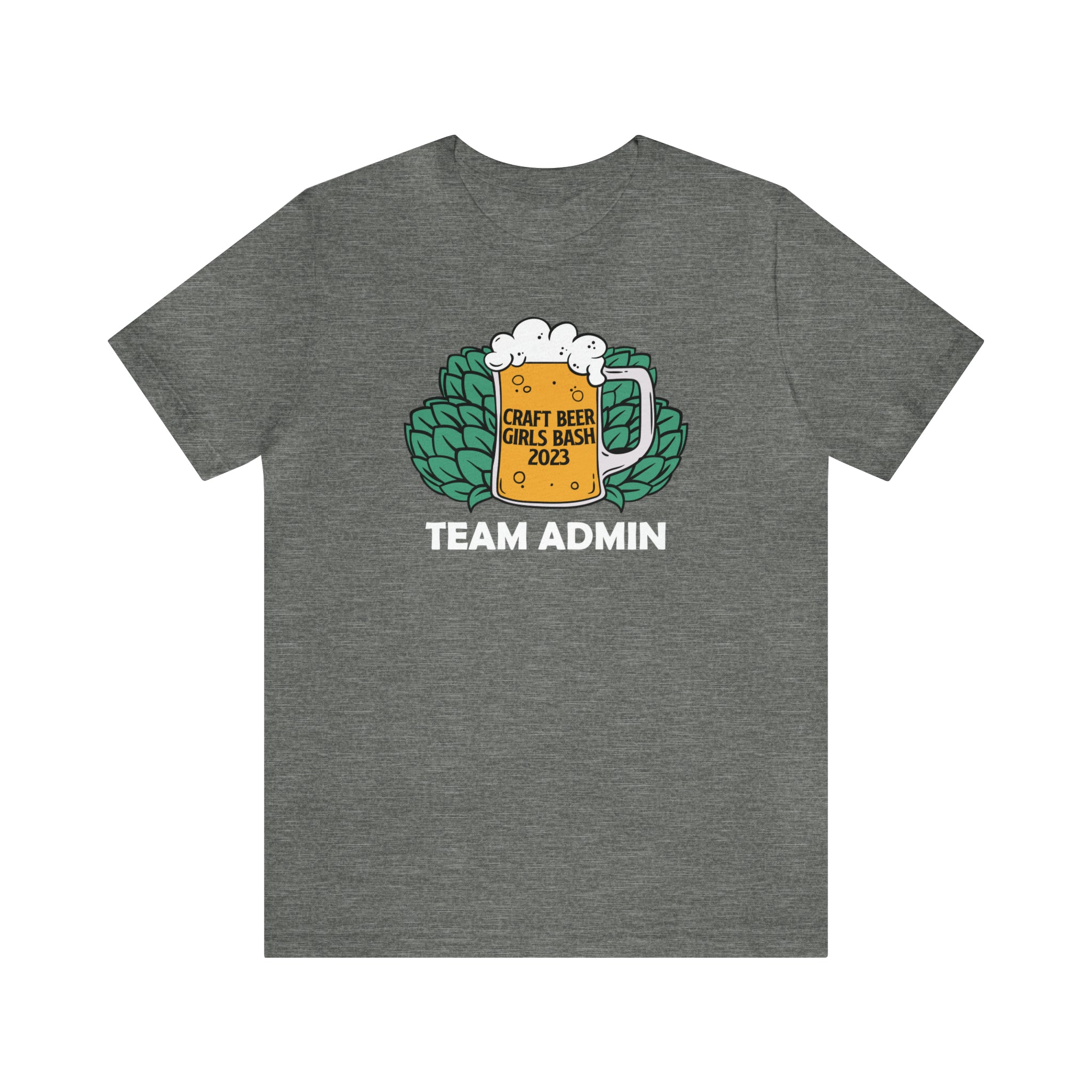 CBG Bash - Team Admin T-Shirt with QR Code in White Ink – Craft Beer Girls