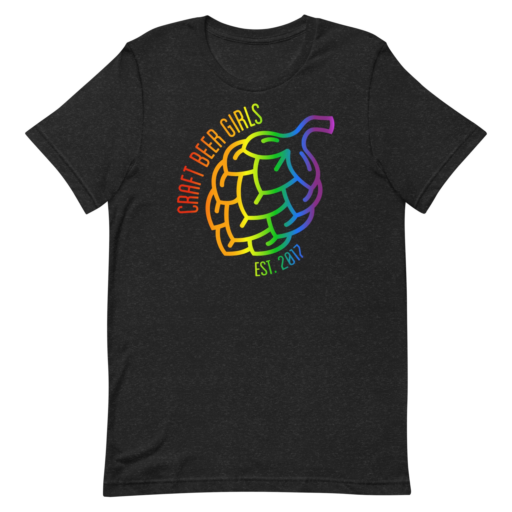 Classic Rainbow CBG Logo T-shirt – Craft Beer Girls