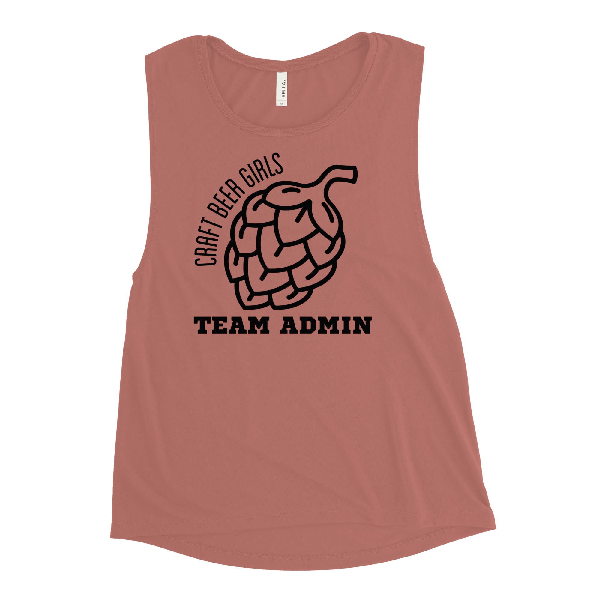 CBG Admin Ladies’ Muscle Tank – Craft Beer Girls